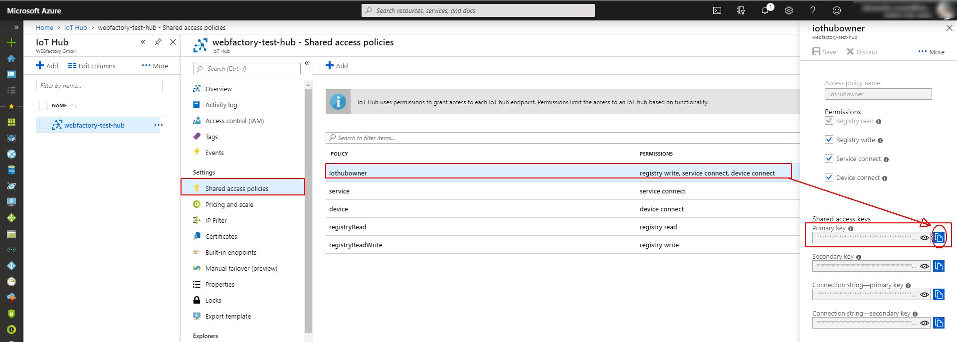 The Azure IoT Adapter