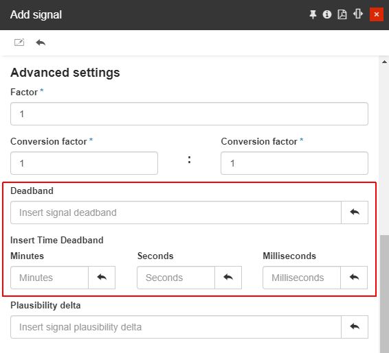 The Deadband feature