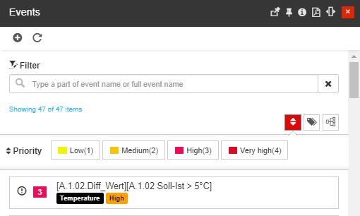 The Events Filter