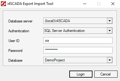i4scada Export Import Tool