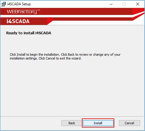 Installing i4scada setup, while having SQL Server available