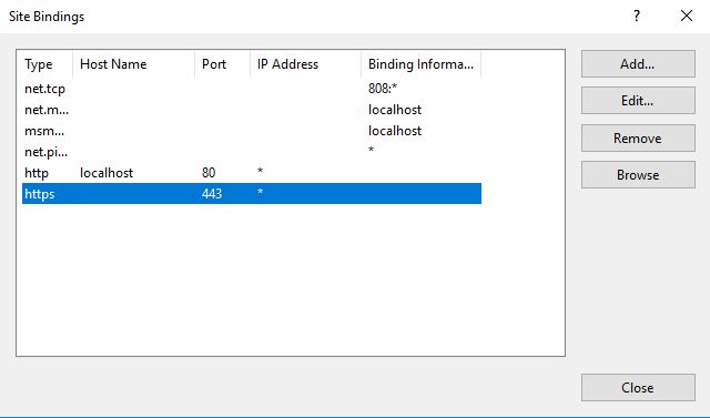 Enabling and using HTTPS access