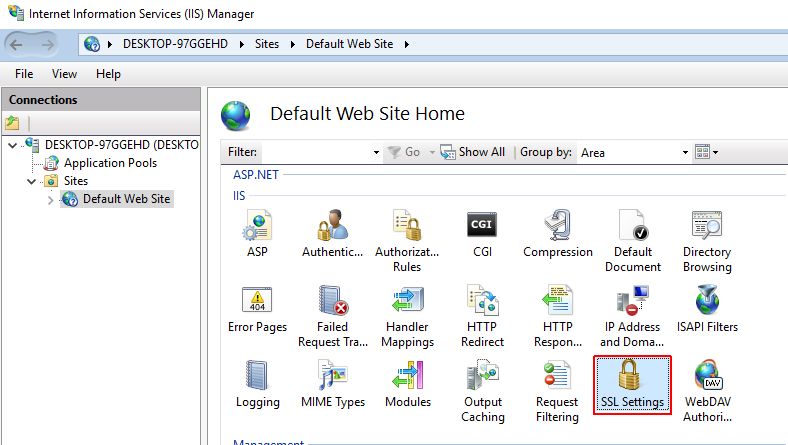 Enabling and using HTTPS access