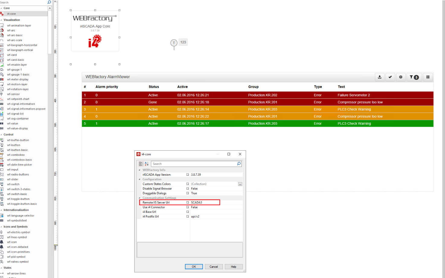 Running i4scada on three separate machines