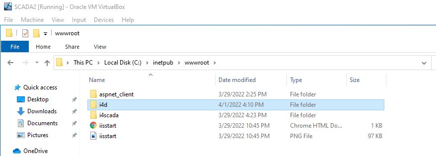 Running i4scada on three separate machines