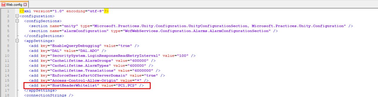 Prevent Host Header Injection Redirect in WCF Web Services