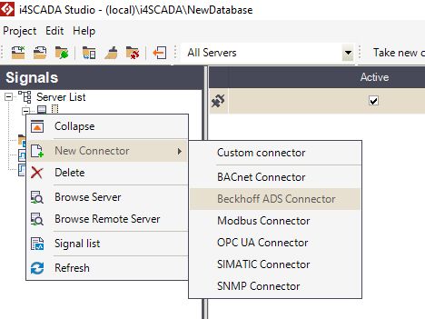 i4scada Beckhoff ADS Connector Tutorials