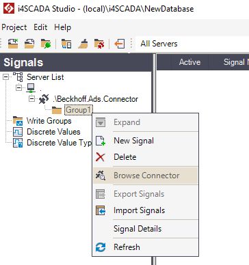 i4scada Beckhoff ADS Connector Tutorials