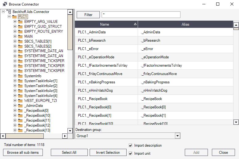 i4scada Beckhoff ADS Connector Tutorials