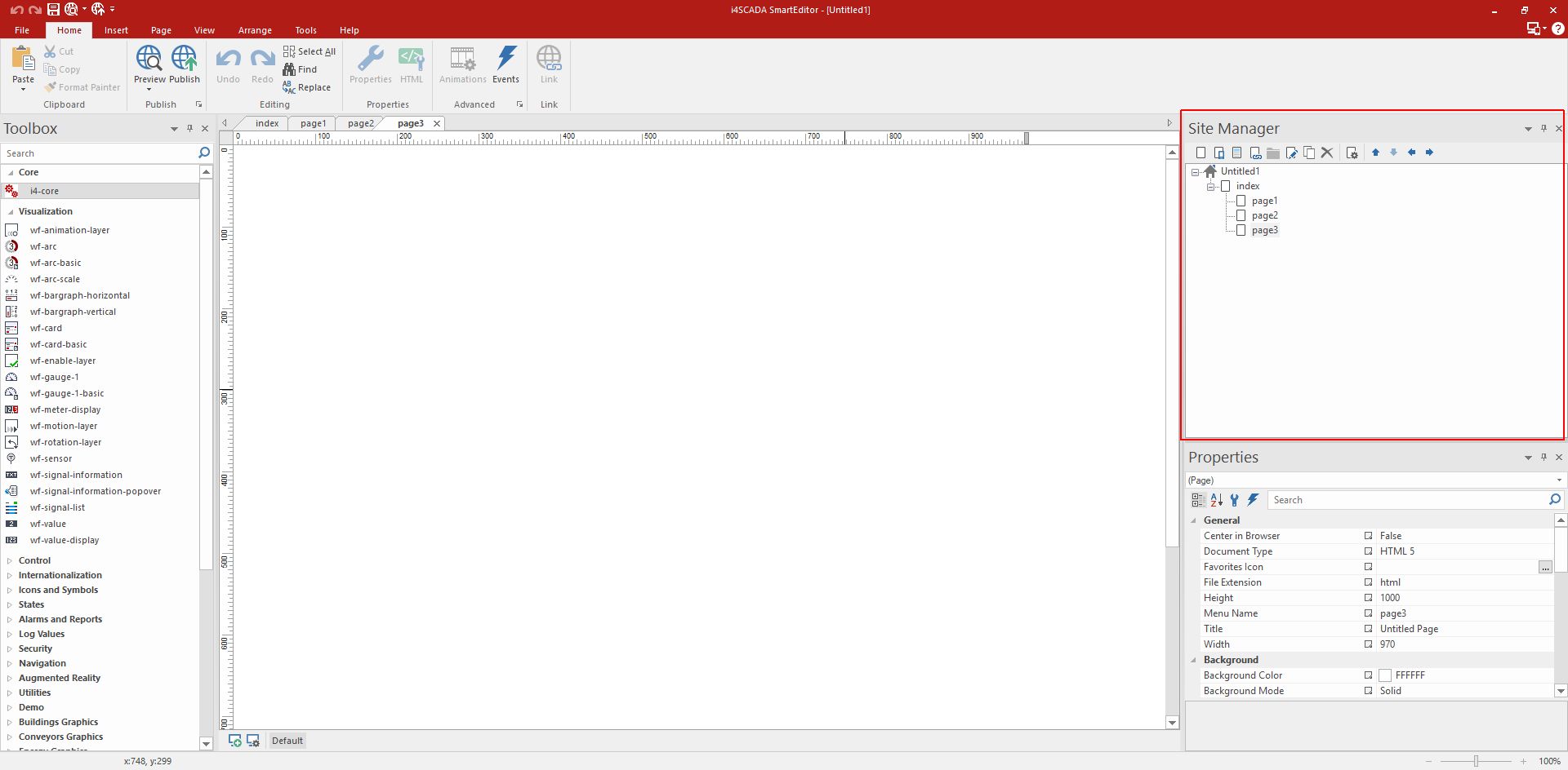 i4scada SmartEditor Visual Structure