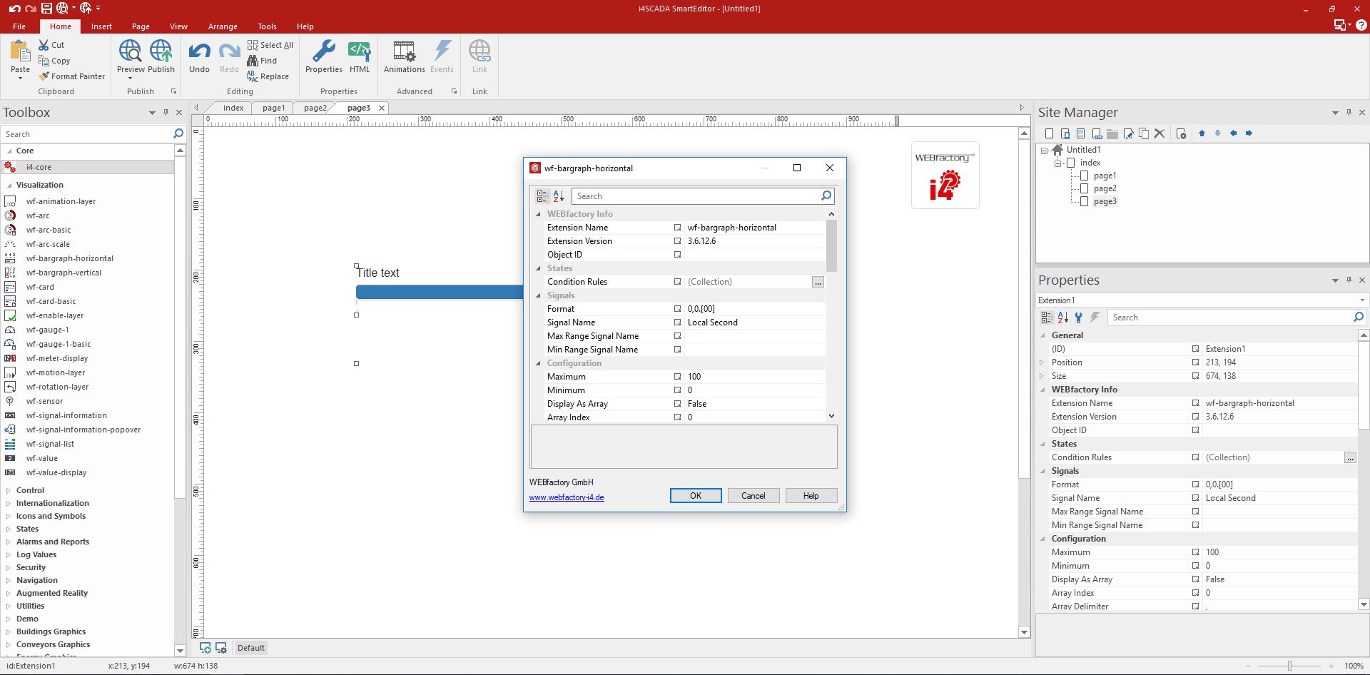 i4scada SmartEditor Visual Structure