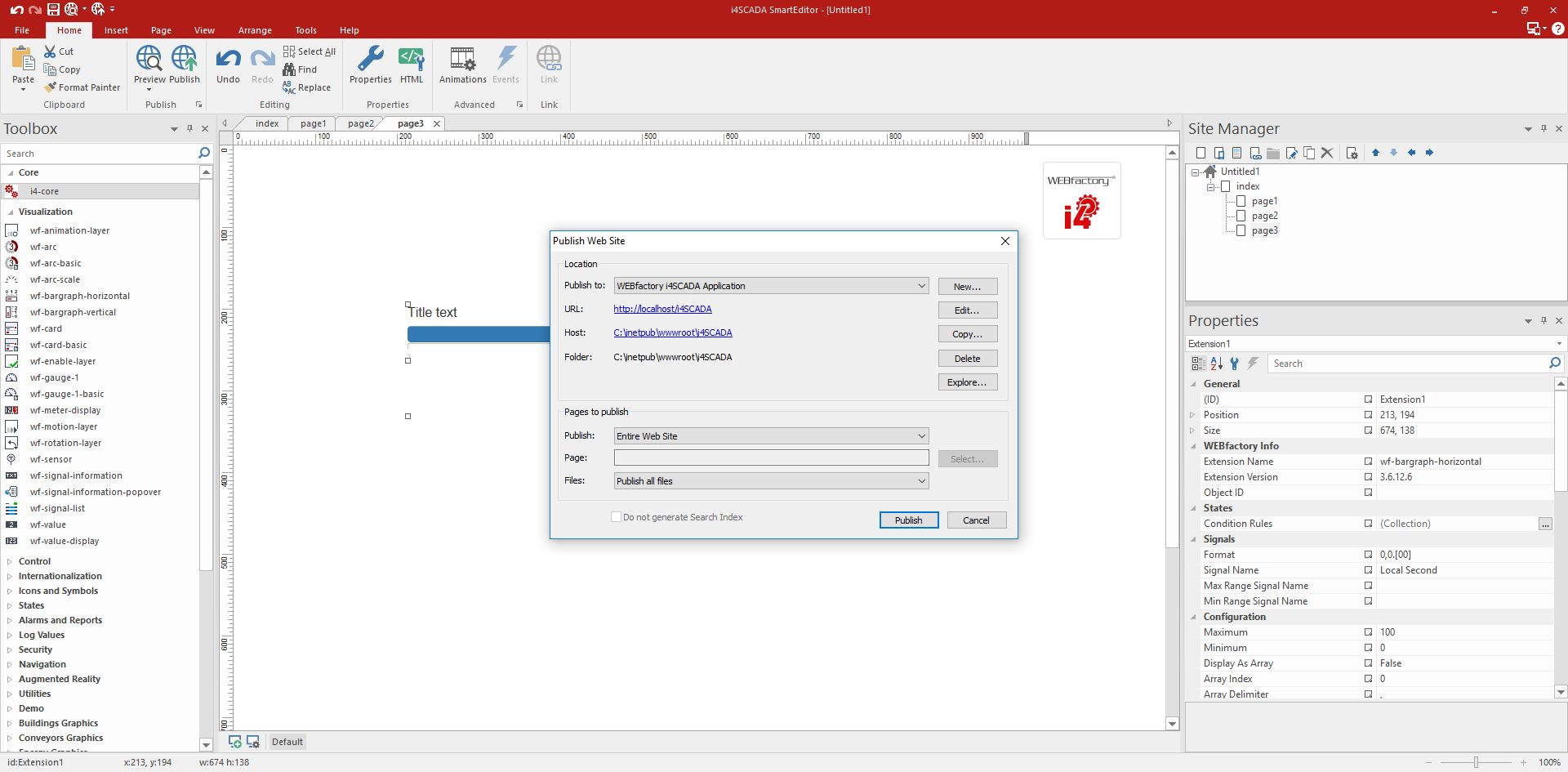 i4scada SmartEditor Visual Structure