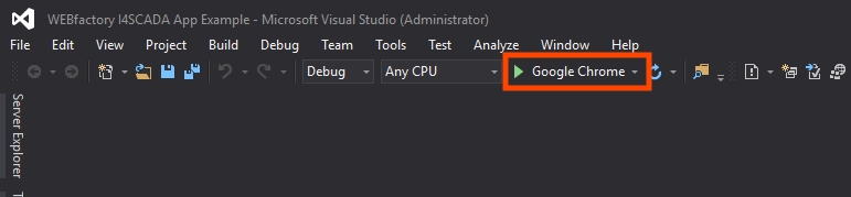 Creating an i4scada Web Application
