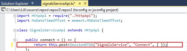 i4scada Application Template connect method call failure