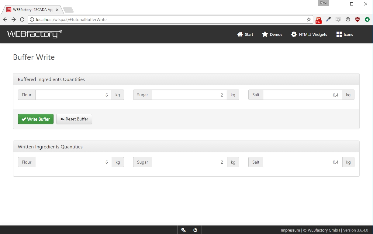 Using Buffer Writing